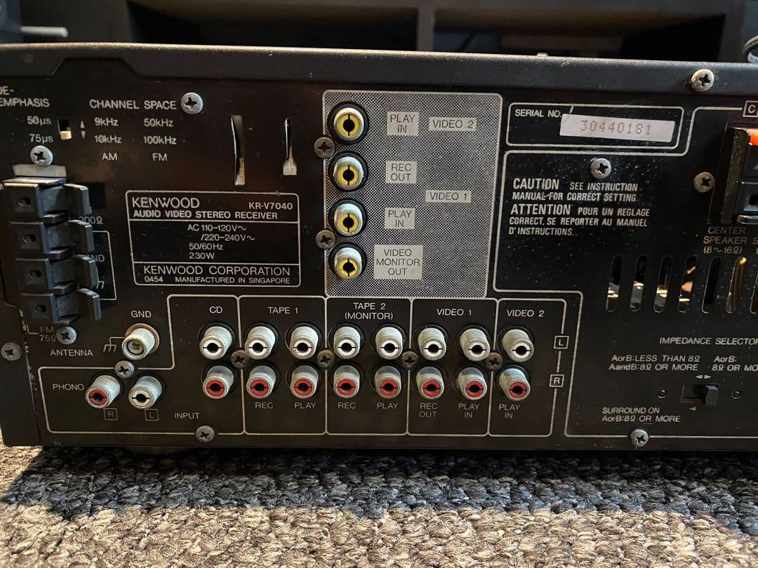 Kenwood AV Receiver, Audio, Soundbars, Speakers & Amplifiers on Carousell
