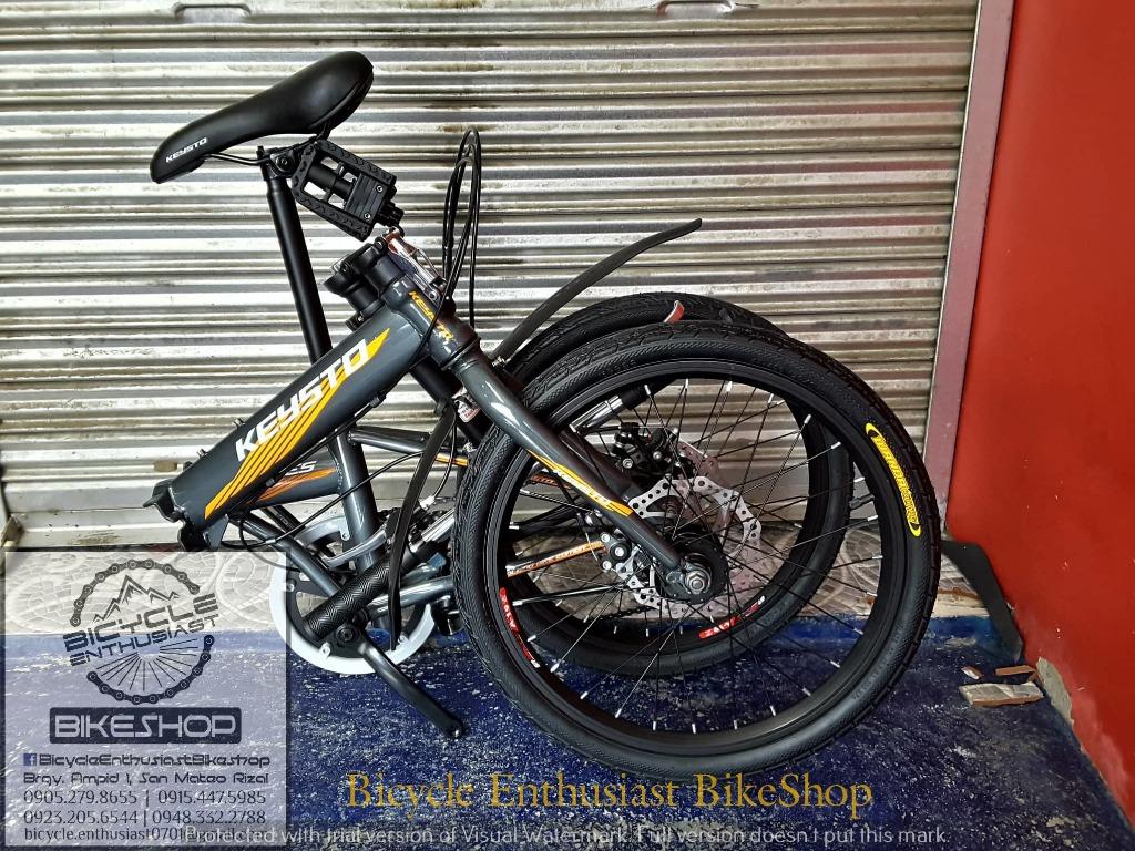 Latest Keysto Ares 20" Folding Bike *STEEL FRAME/ BAKAL FRAME* Powered ...