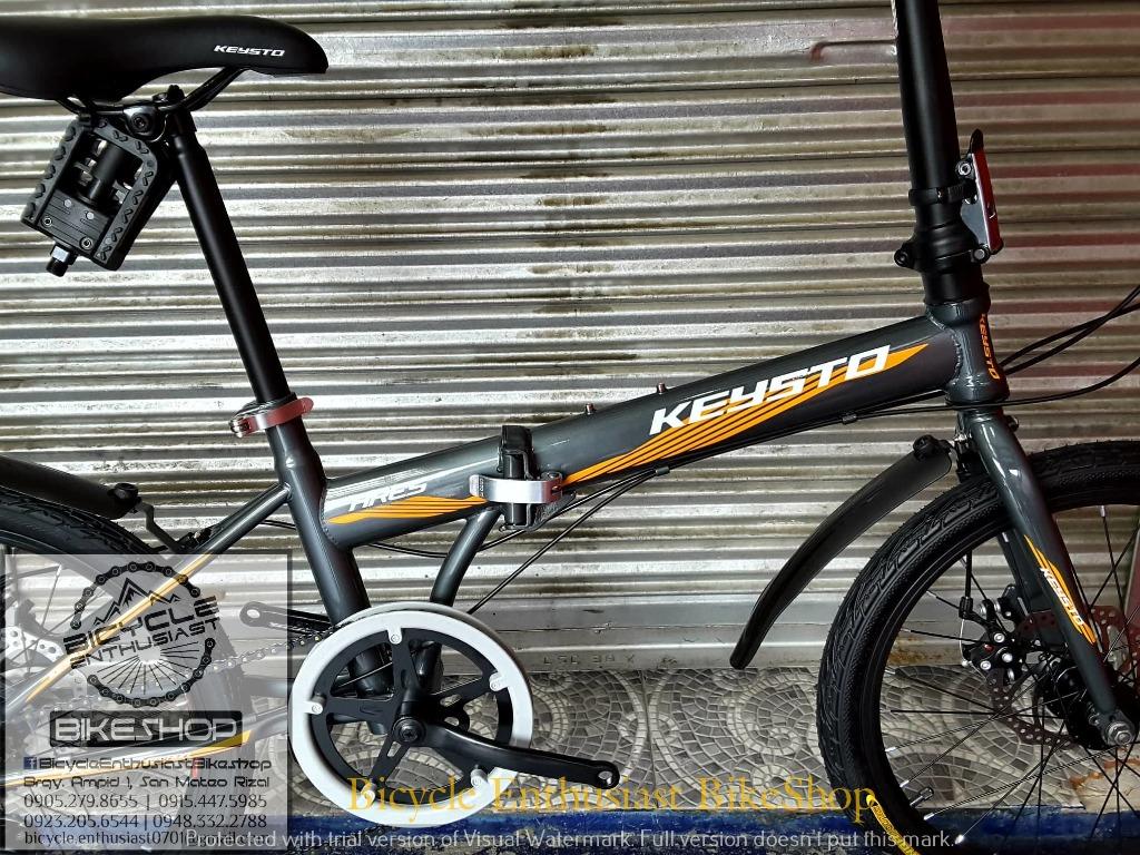 Latest Keysto Ares 20" Folding Bike *STEEL FRAME/ BAKAL FRAME* Powered ...