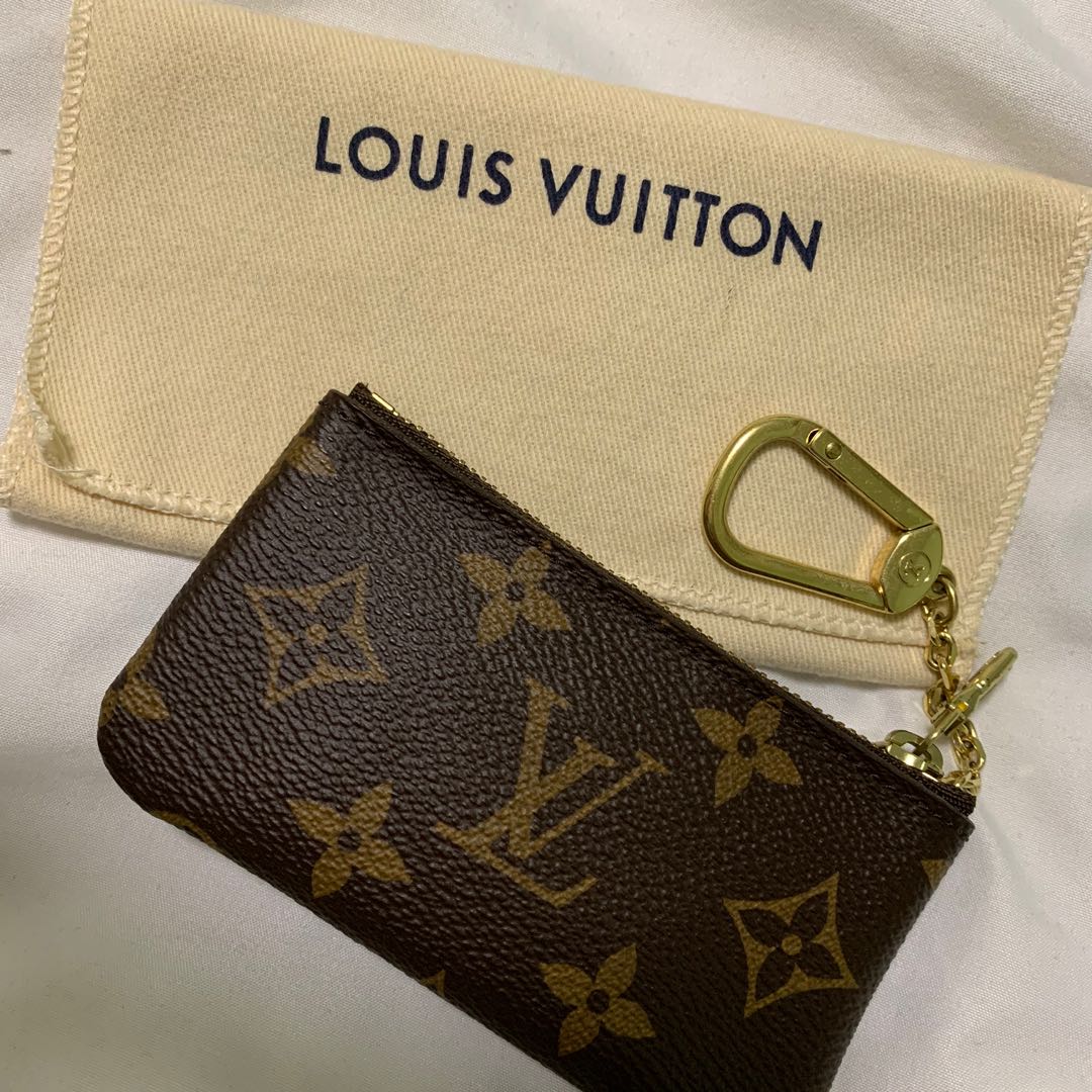 Louis Vuitton Key Cles Pouch in Monogram, Luxury, Bags & Wallets on ...