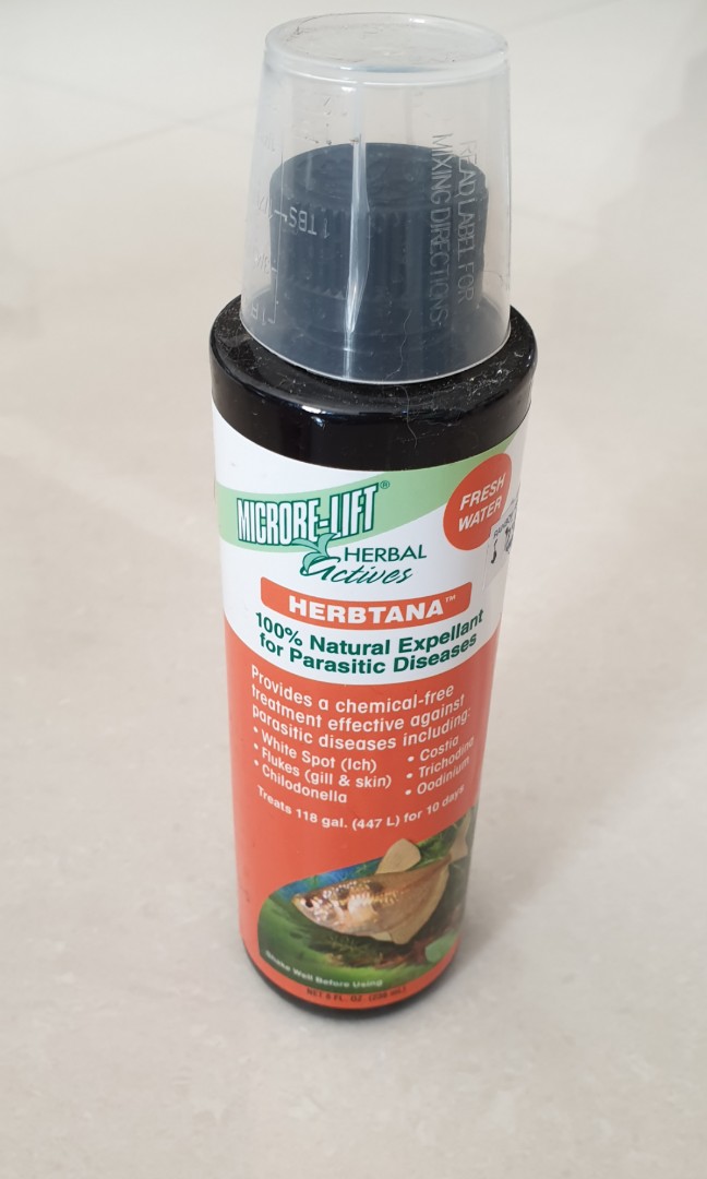Microbe Lift Herbtana 236ml for Ich, White Spot, Flukes, Chilodonella ...