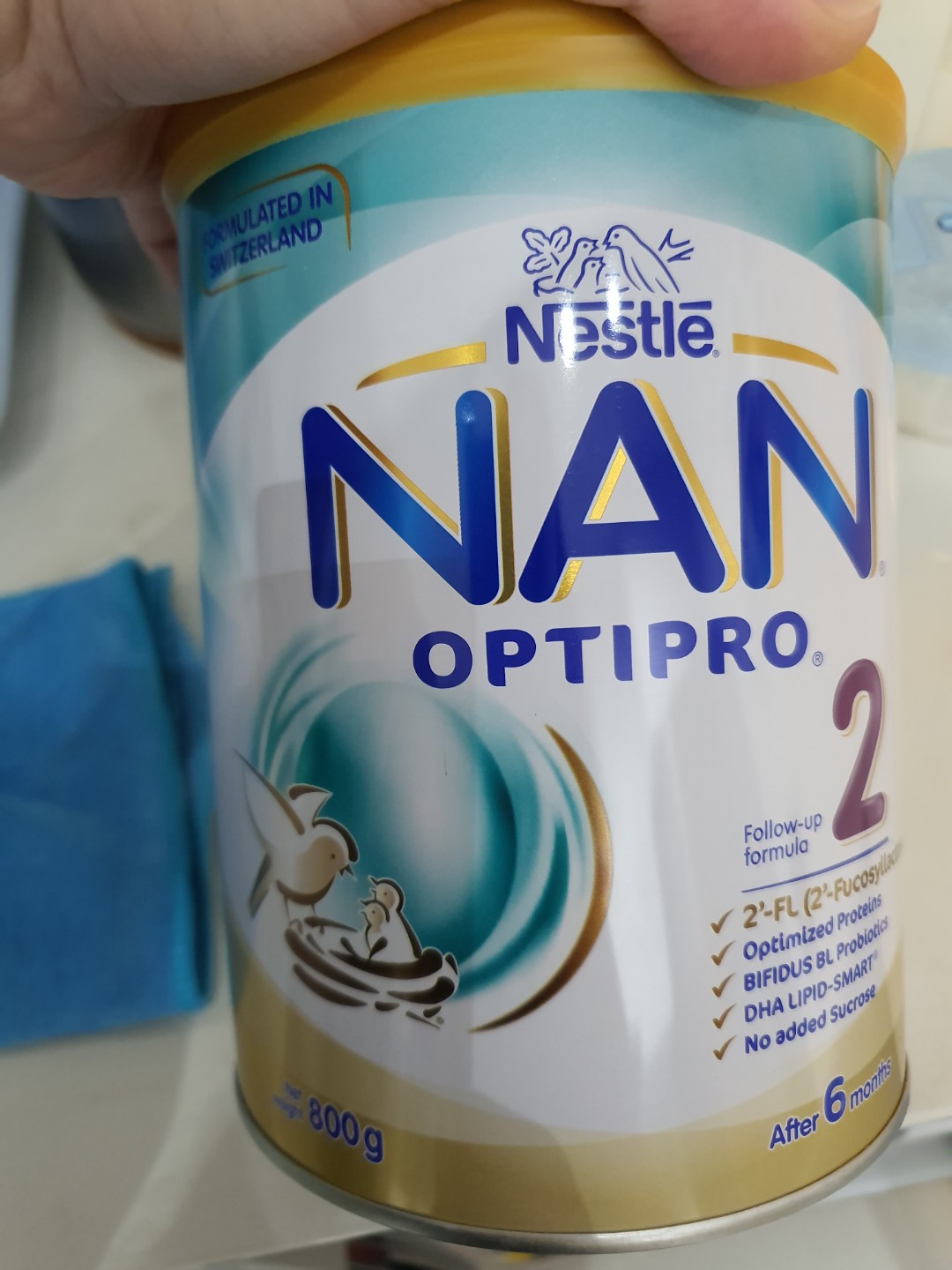 NAN Optipro 2 Milk Powder (Brand new), Babies & Kids, Nursing & Feeding ...