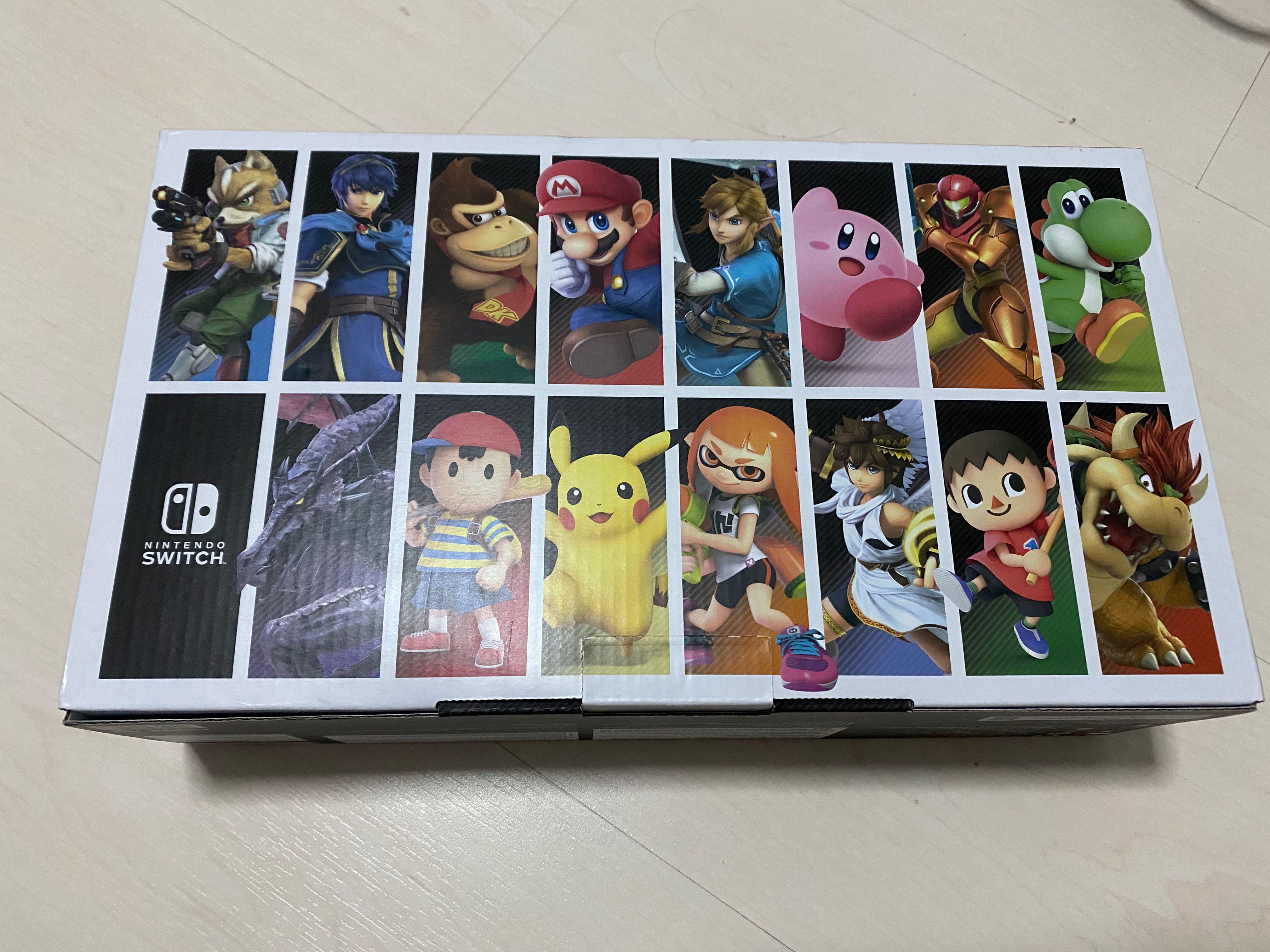 Nintendo Switch Super Smash Bros Ultimate Edition Console Bundle Set