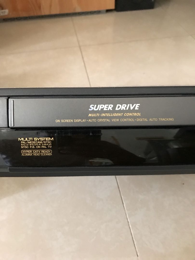 Panasonic VHS Player, Electronics, Audio on Carousell