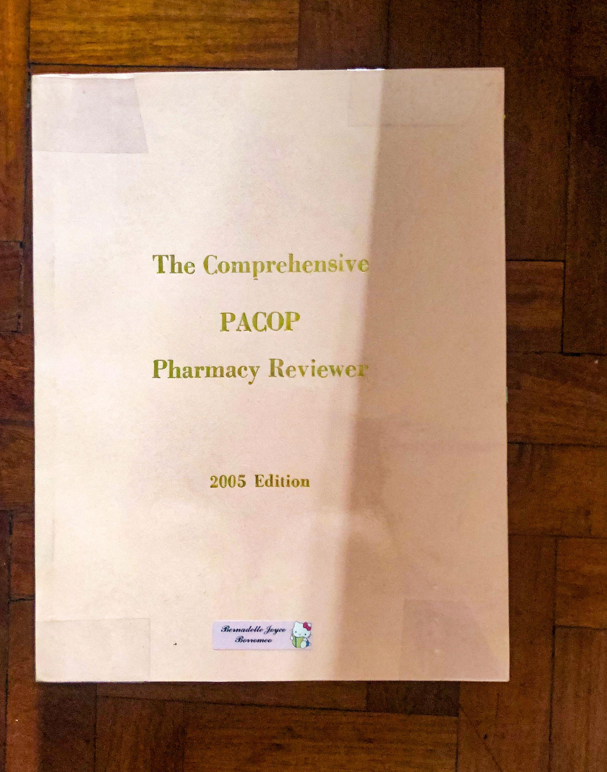 Pharmacy Licensure Exam Reviewers (PACOP 2005 Edition), Hobbies & Toys ...