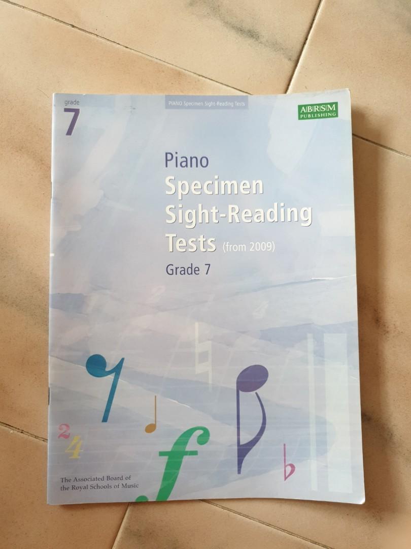 Piano book- specimen sight reading tests, Hobbies & Toys, Books ...