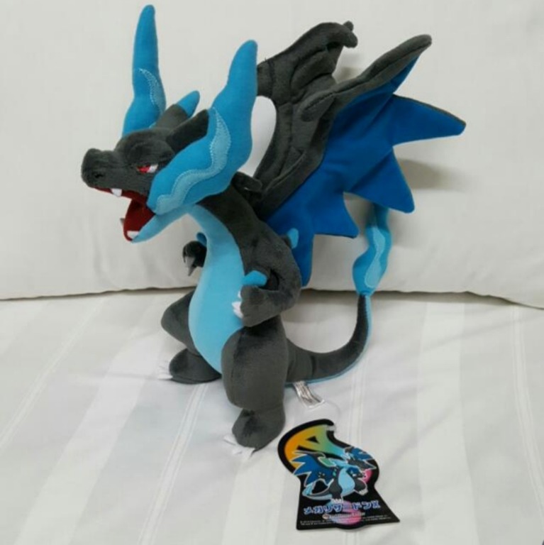 Pokemon Center Mega Charizard X Plush-Rare and great collectible ...
