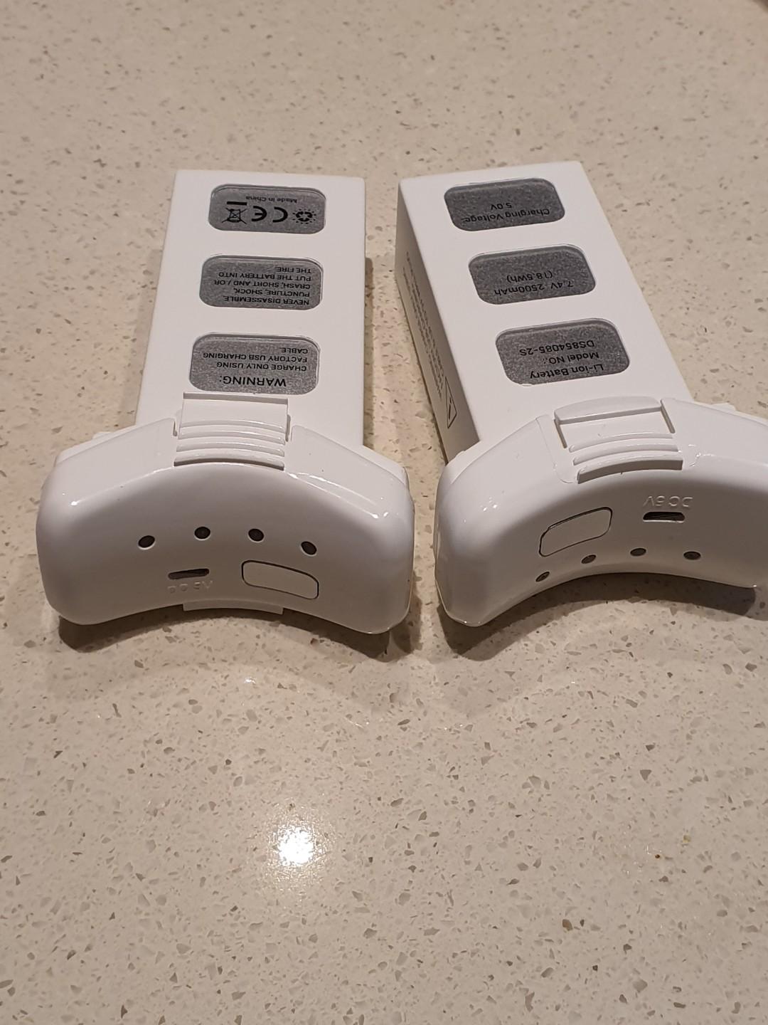 Potensic T25 Only Original Battery Modular 3.7V 1000mAh-pack of 2 ...