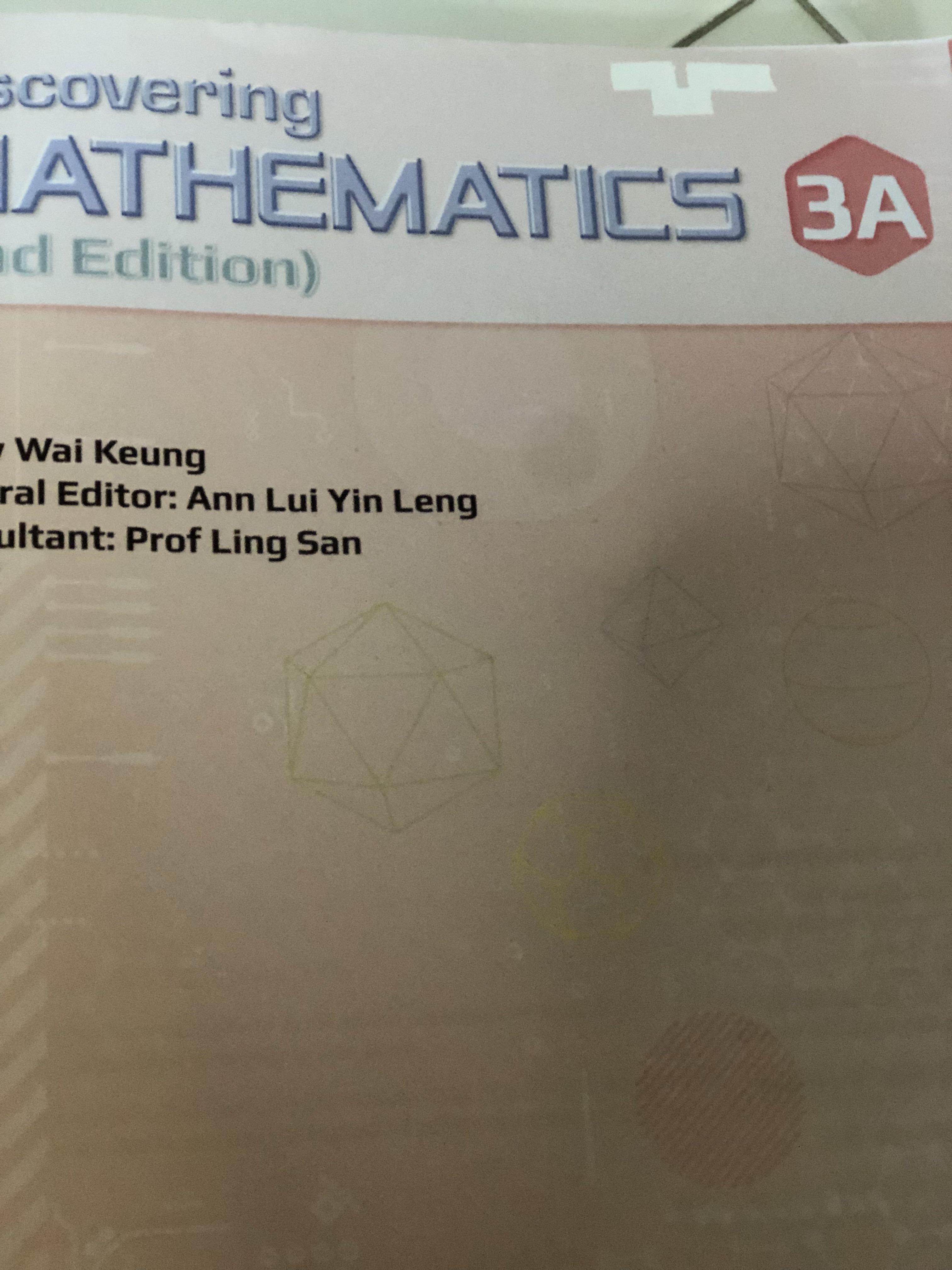 Secondary 3(Express) Discovering Mathematics 3A(2nd Edition), Hobbies ...