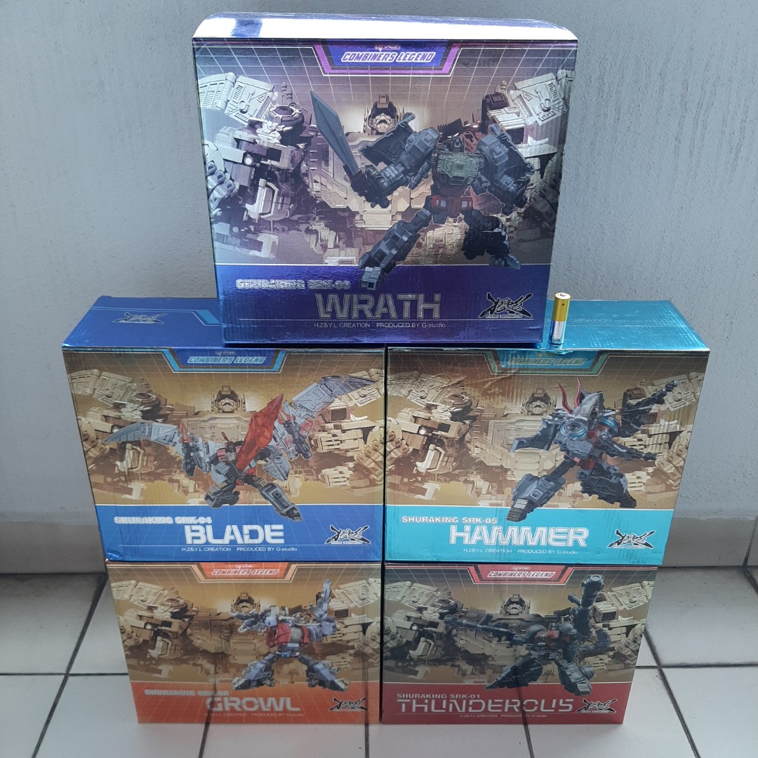Shuraking combiners Hyper RARE transformers, Hobbies & Toys ...