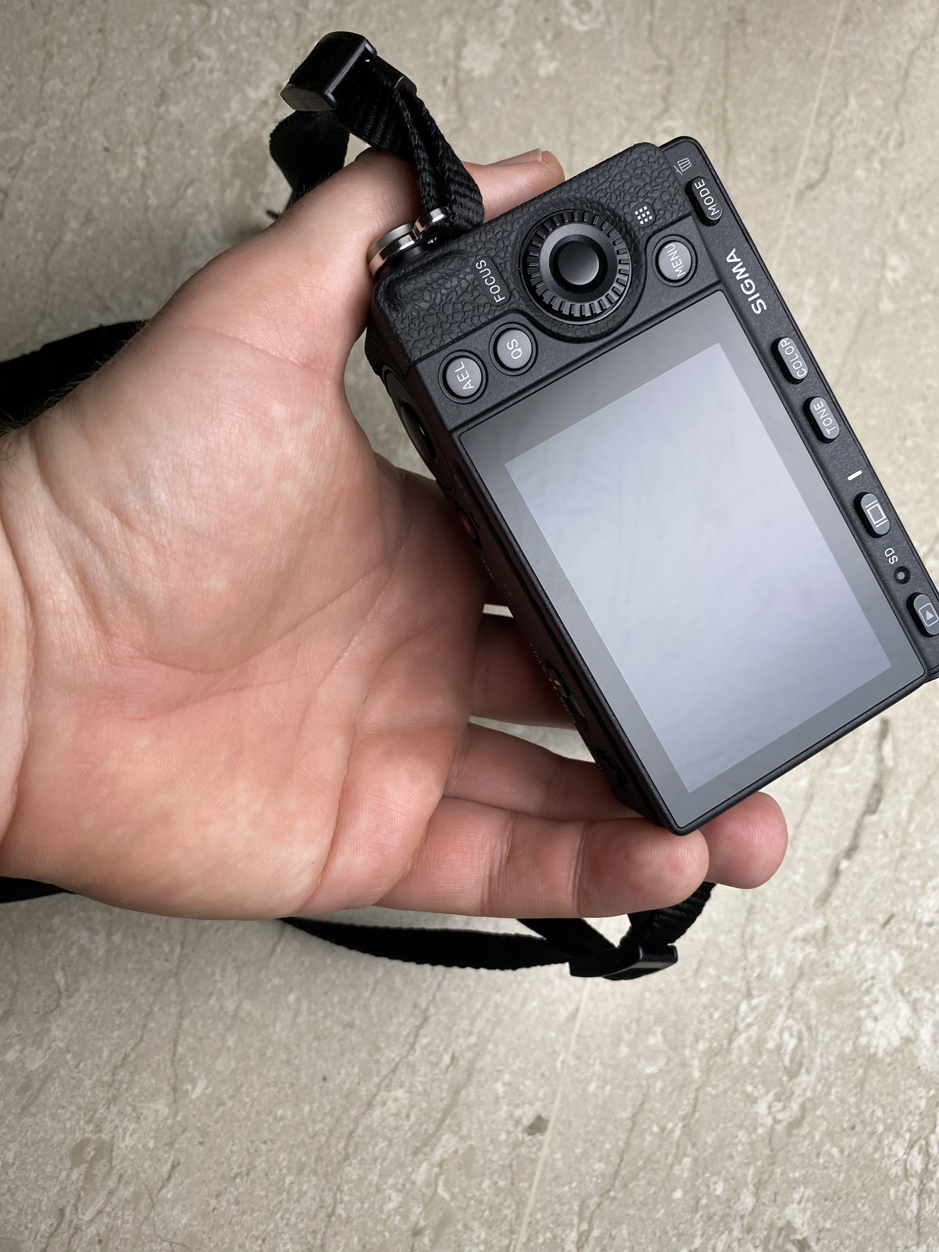 Sigma fp with Sigma viewfinder and EF to L mount adapter , Photography ...