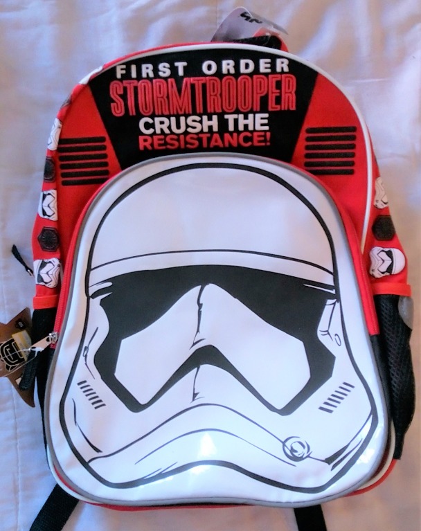 Star Wars Backpack 16" Stormtrooper First Order Crush The Resistance ...