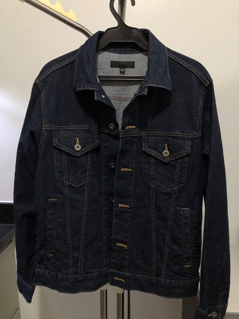 Uniqlo Denim Jacket Men, Men's Fashion, Coats, Jackets and Outerwear on ...