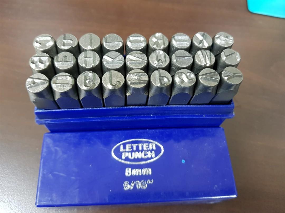 Alphabet punch 8MM, Everything Else on Carousell