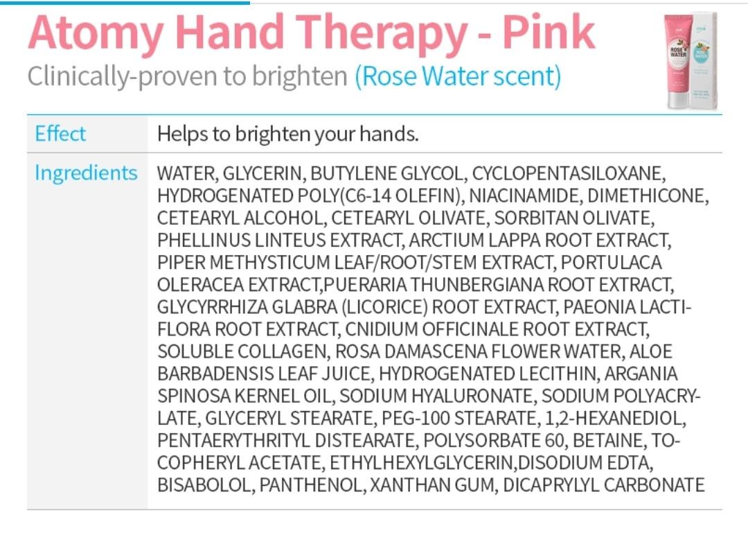 Atomy Hand Therapy, Beauty & Personal Care, Foot Care on Carousell