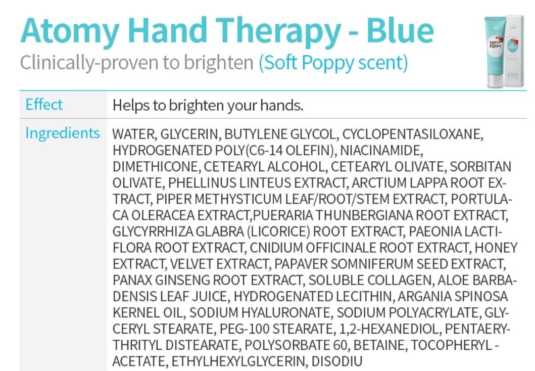 Atomy Hand Therapy, Beauty & Personal Care, Foot Care on Carousell