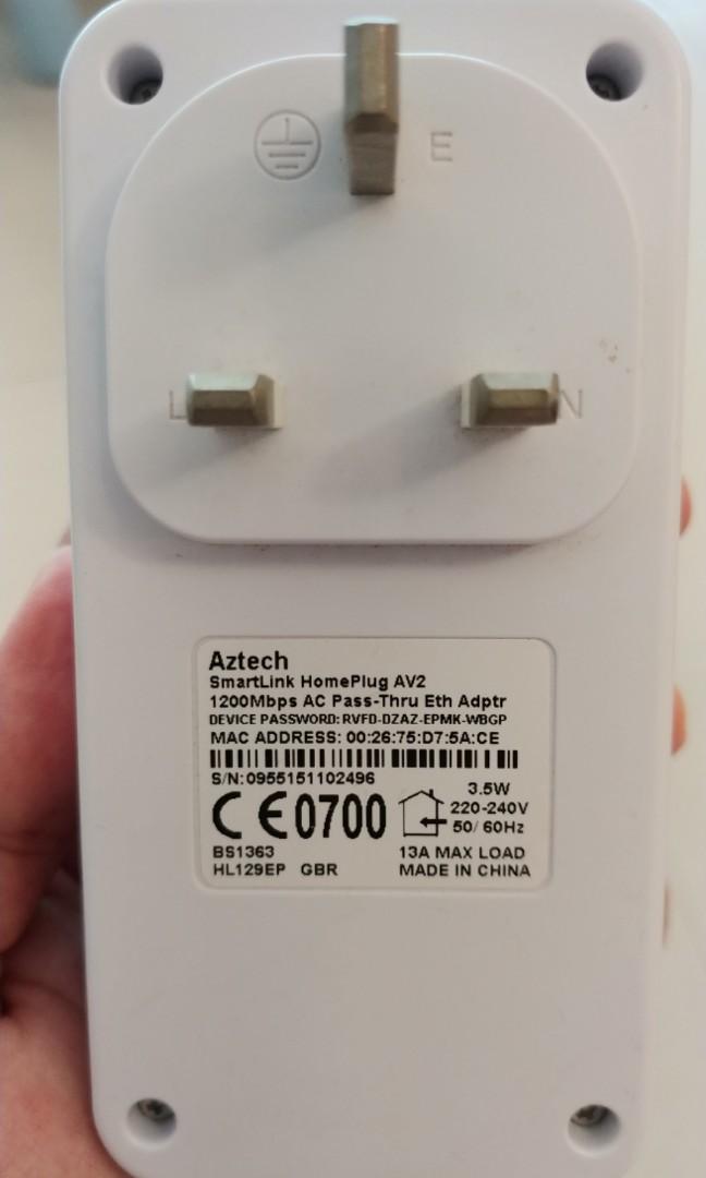 Aztech Homeplug AV2 MIMO Smartlink, Computers & Tech, Parts ...