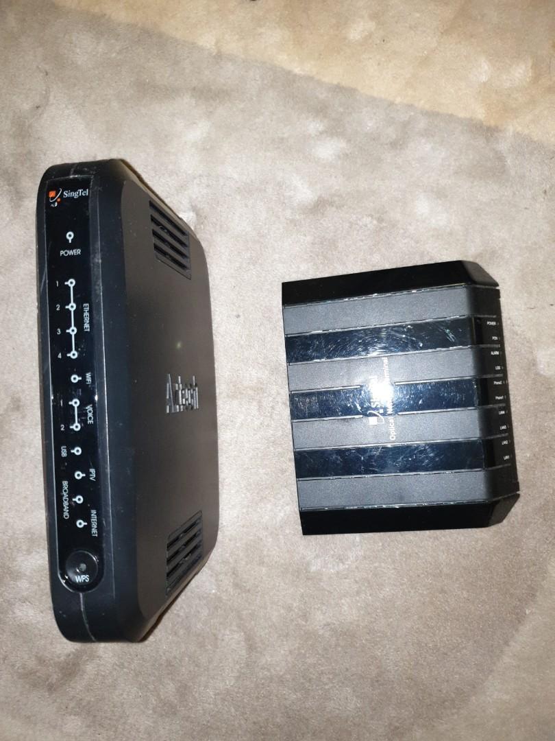 Aztech Singtel fibre modem router, Computers & Tech, Parts ...