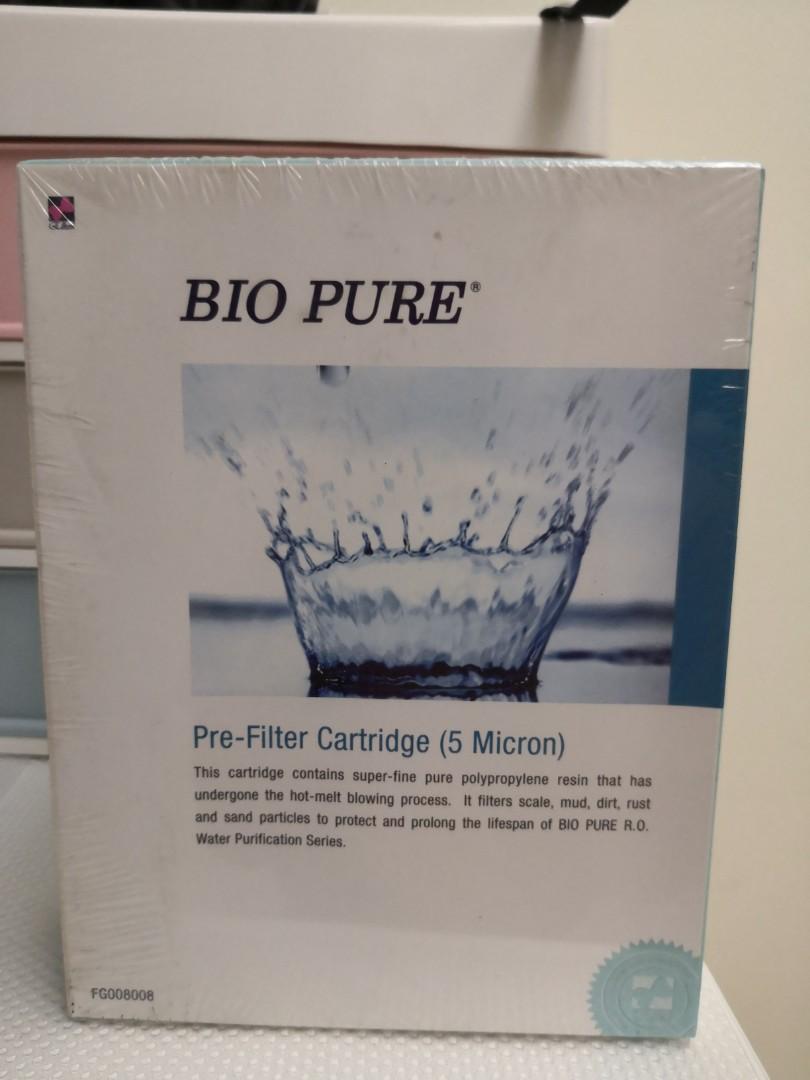 Bio Pure Water Purifier Pre-filter Cartridges (Elken Brand), TV & Home ...