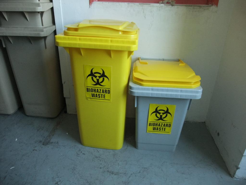 Biohazard Waste Bins MGB 2 Wheel- Hazardous Containers, Everything Else ...