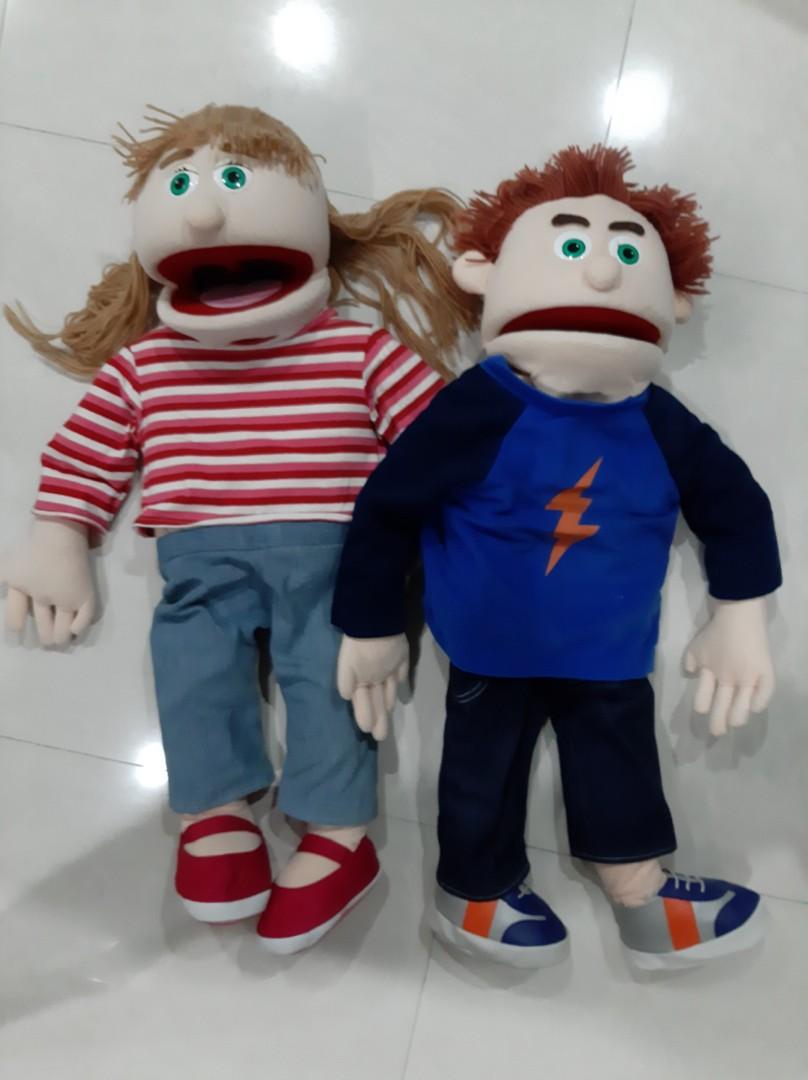 Boy and Girl Puppets (full body) on Carousell