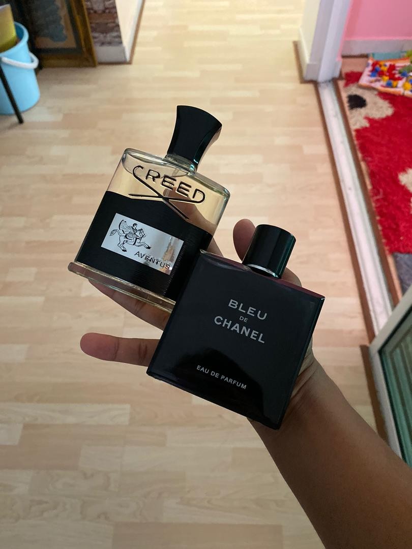 Combo Set (AVENTUS CREED + BLEU DE CHANEL EDP) TESTER UNIT, Beauty ...