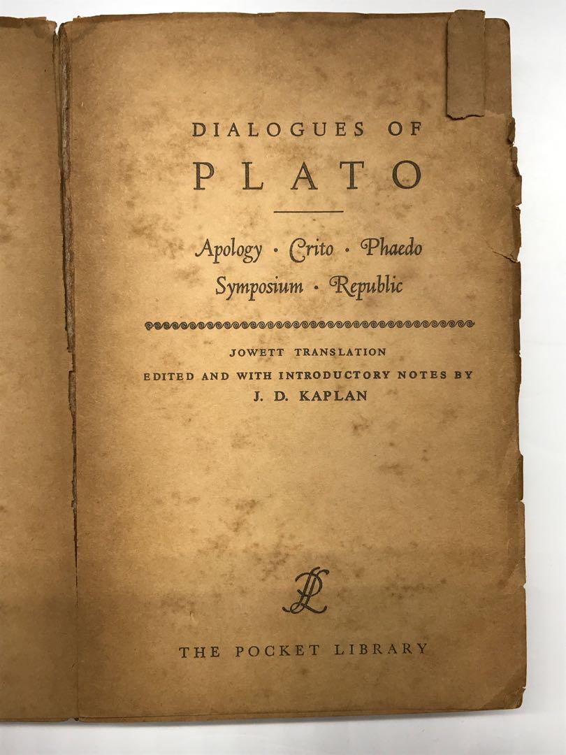 Dialogues of Plato, Hobbies & Toys, Memorabilia & Collectibles ...