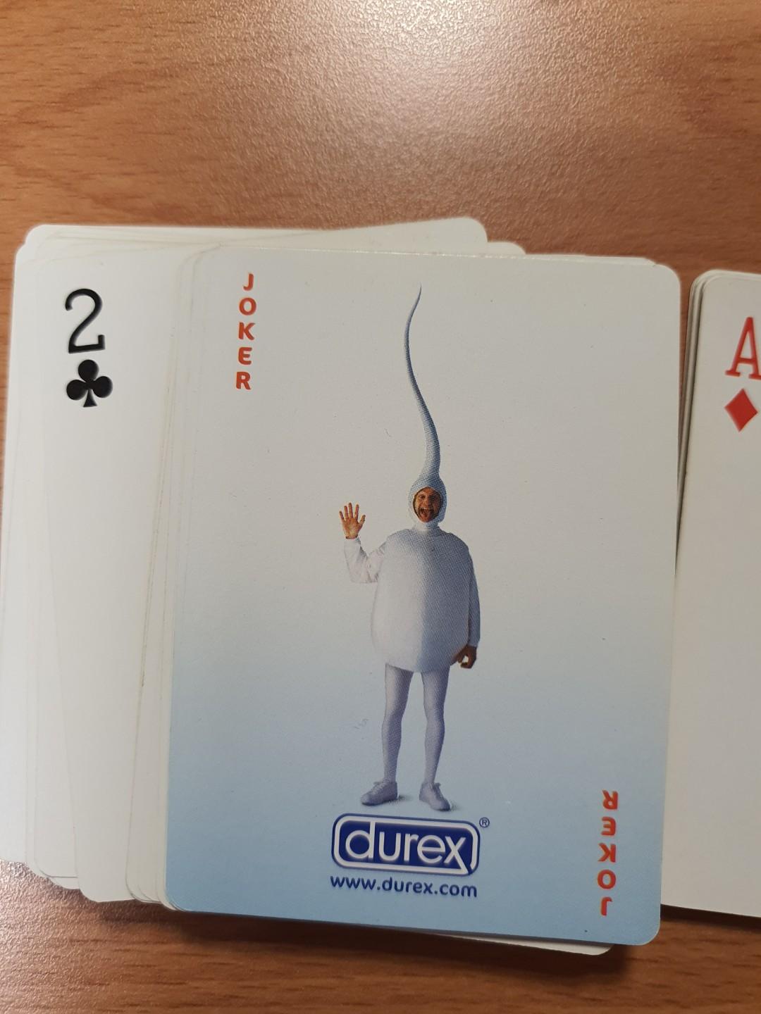Durex Playing Cards, Hobbies & Toys, Toys & Games on Carousell