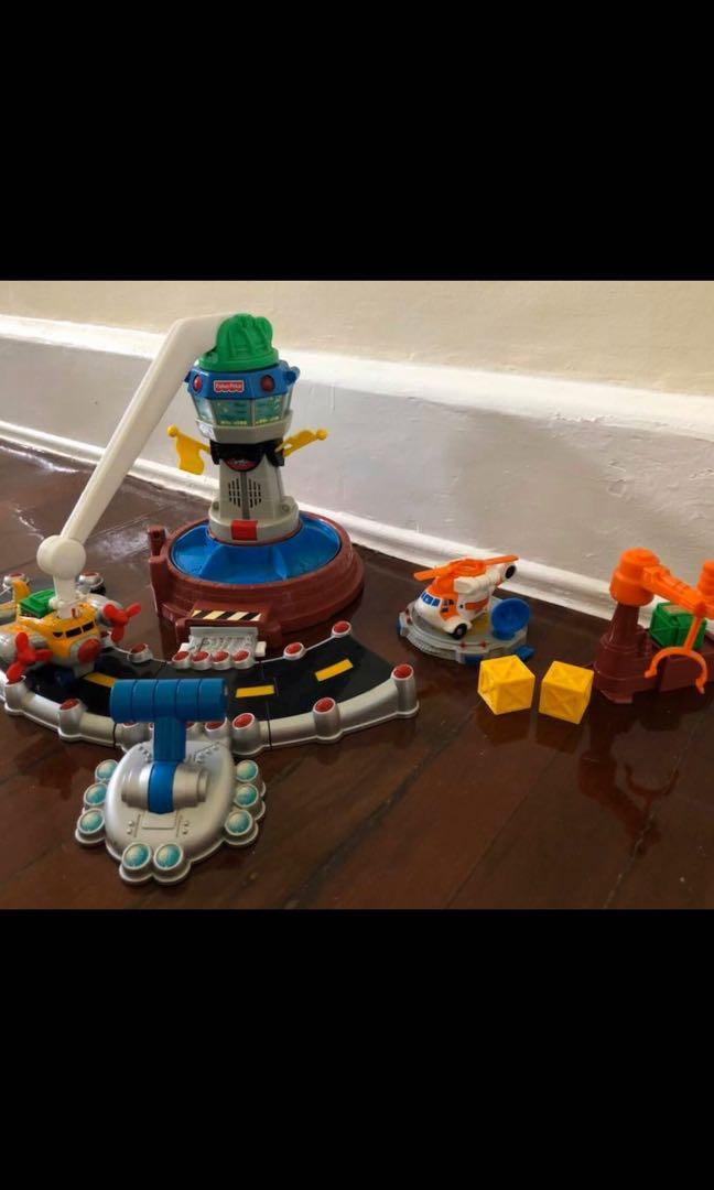 Fisher price GeoTrax trains, airplane, airport set, Babies & Kids, Toys ...