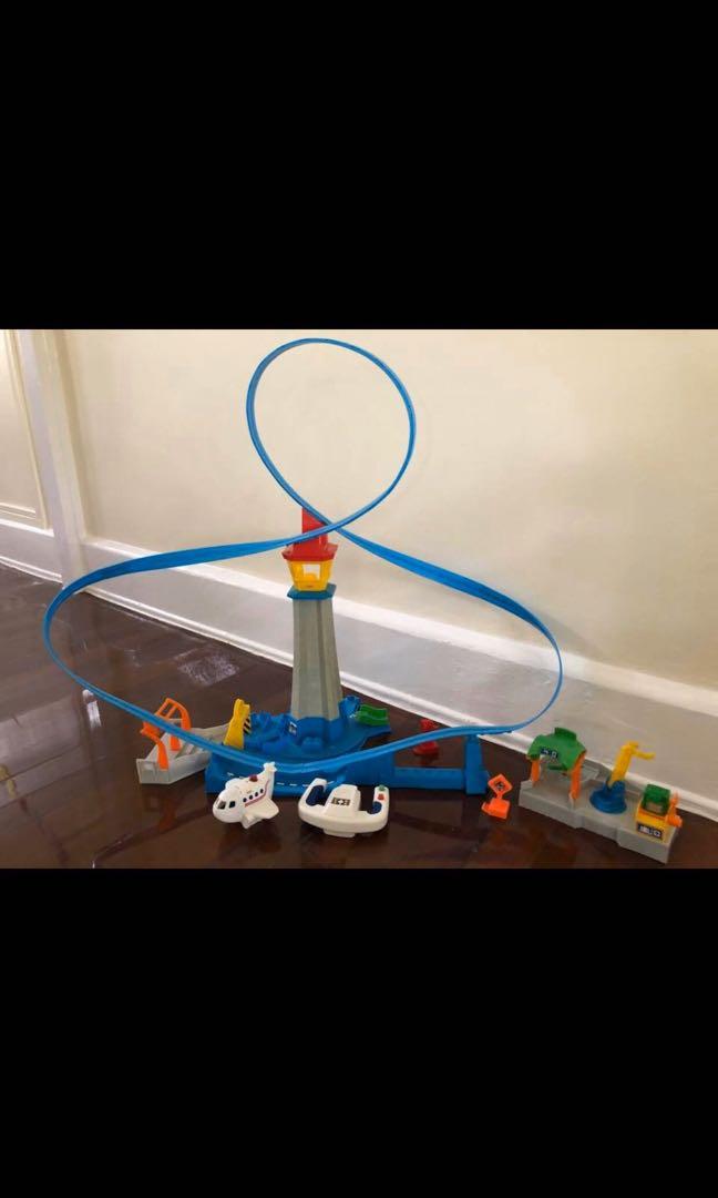 Fisher price GeoTrax trains, airplane, airport set, Babies & Kids, Toys ...