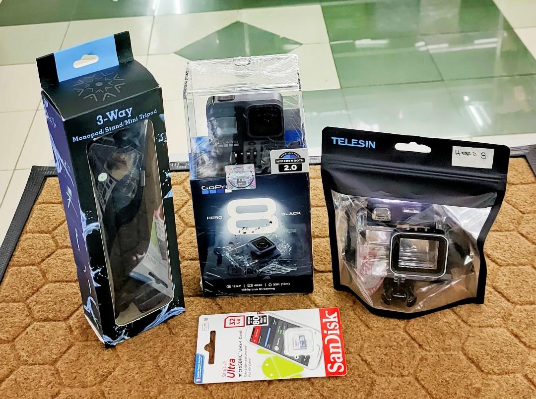 Go Pro Hero 8 Super Special Bundle, Mobile Phones & Gadgets, Mobile ...