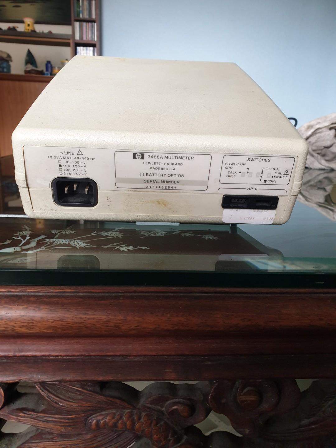 HP 3468A - Multimeter, Computers & Tech, Printers, Scanners & Copiers ...