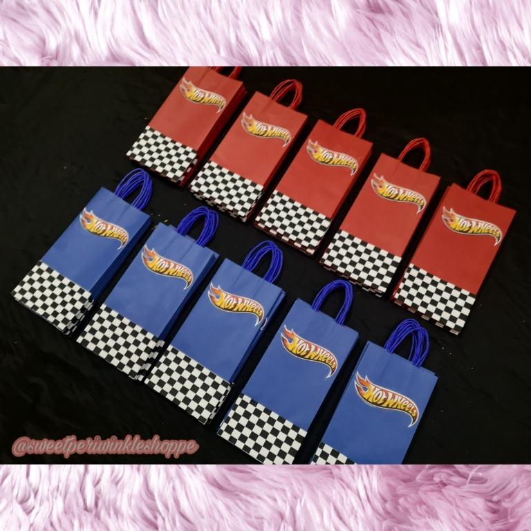 Made to Order Hot Wheels Loot Bags, Hobbies & Toys, Stationary & Craft ...