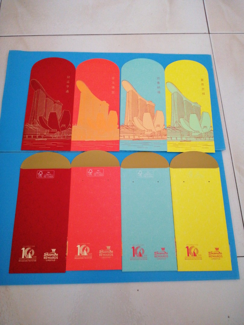 Marina Bay Sands 2020 Red Packet, Hobbies & Toys, Stationery & Craft ...