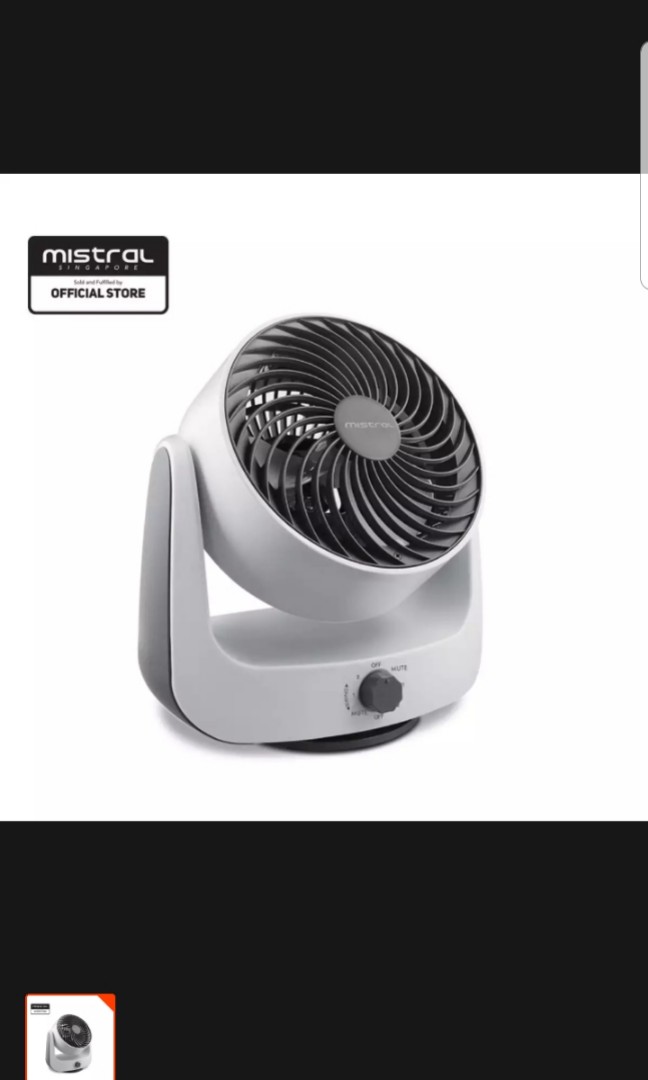 Mistral MHV90 8" Turbine Blade High velocity Fan, Furniture & Home ...
