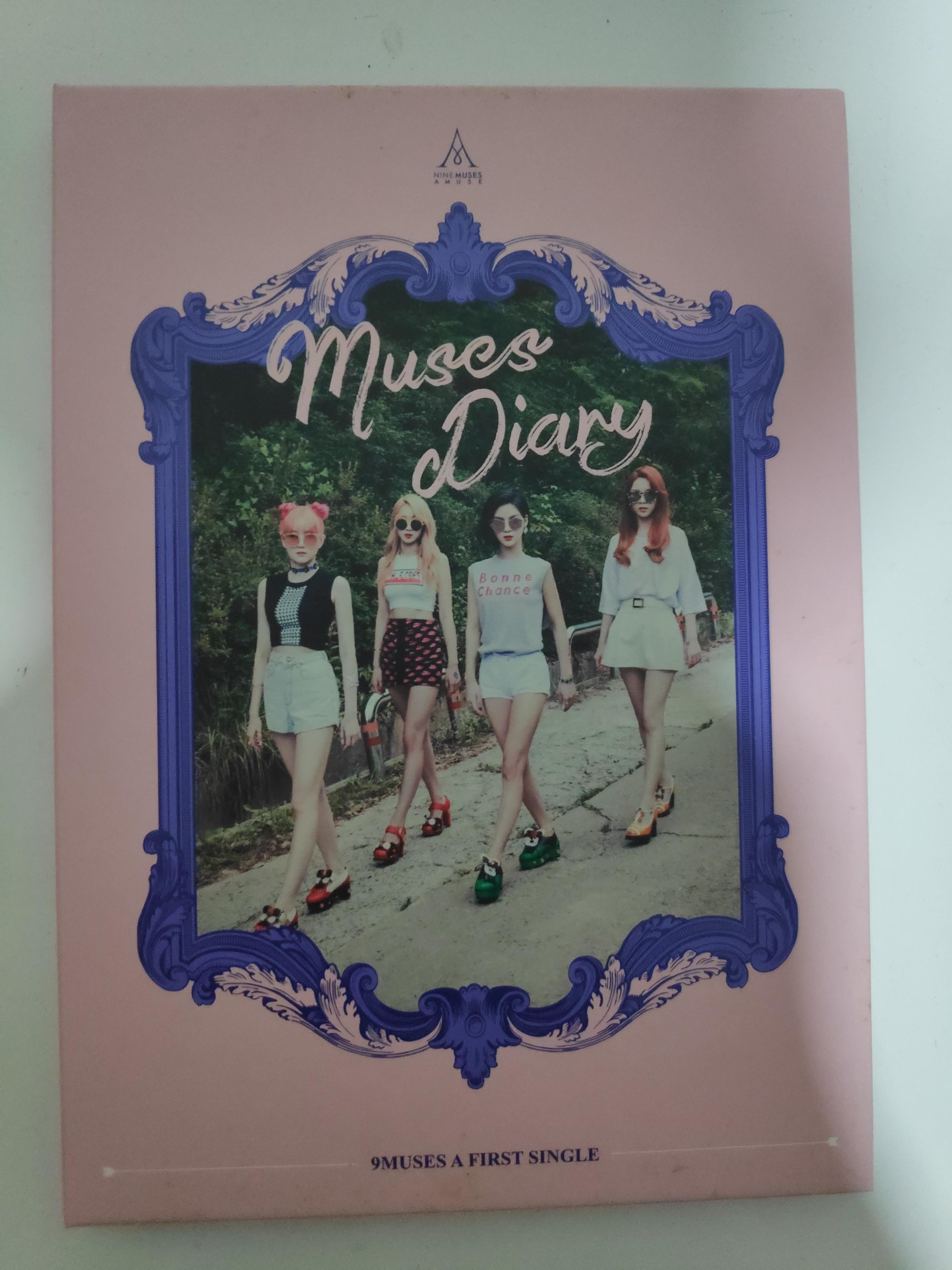 Nine Muses A Mini Album Muses Diary Hobbies And Toys Collectibles And Memorabilia K Wave On