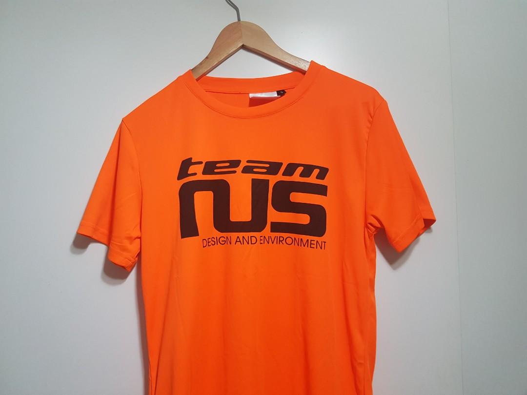 NUS IFG T-Shirt SDE Orange DriFit, Men's Fashion, Activewear on Carousell