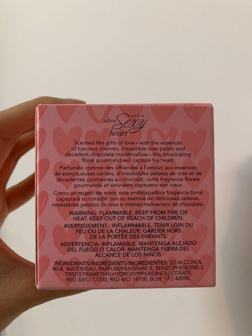 ORIGINAL AVON ULTRA SEXY HEART PERFUME, Beauty & Personal Care ...
