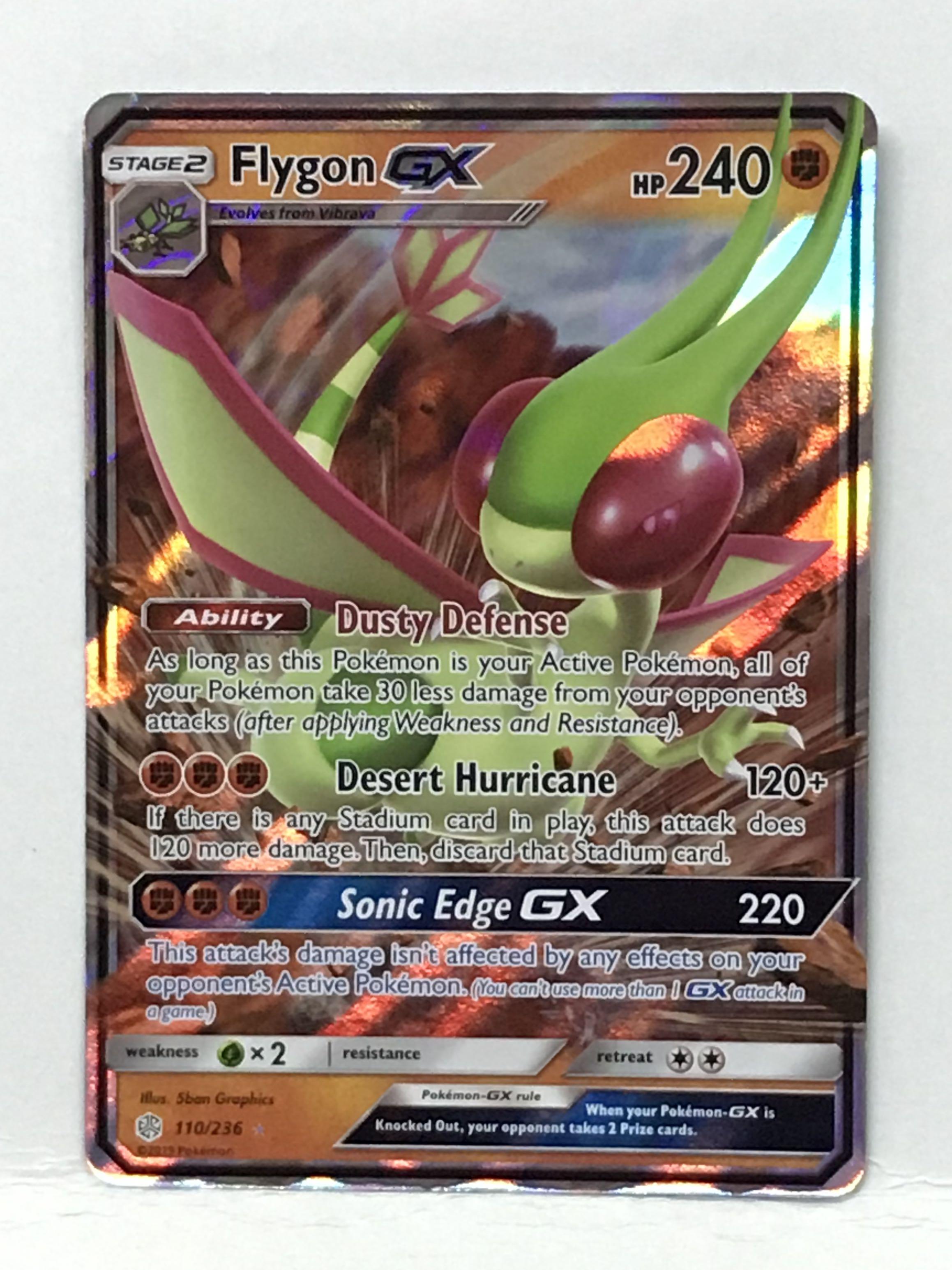 Pokemon Flygon GX - 110/236 - Ultra Rare, Hobbies & Toys, Toys & Games ...