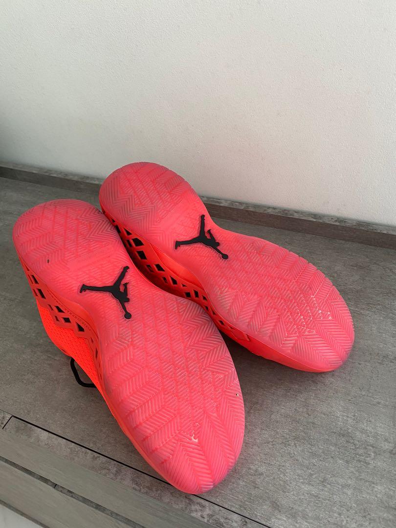Preloved NIKE Jordan Jumpman Diamond Low Shoes Bright Crimson US 11 ...