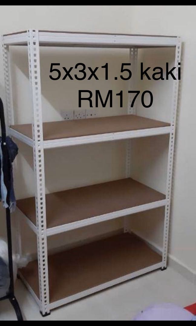 RAK TANPA SKRU READYSTOCK, Furniture & Home Living, Furniture, Shelves ...