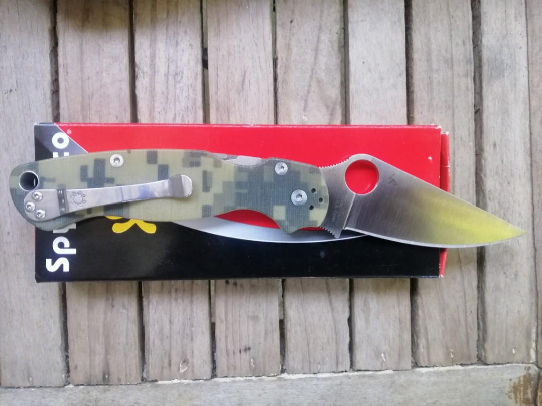 Spyderco paramilitary 2, Sports Equipment, Other Sports Equipment and ...