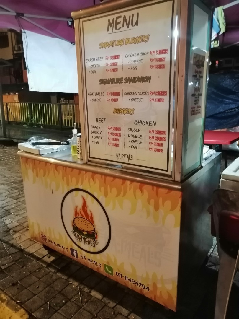 Stall burger, kuali, dapur, Furniture & Home Living, Bathroom & Kitchen ...