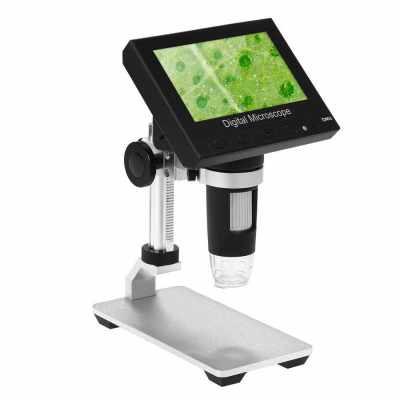 1000X Portable Digital Microscope 4.3" LCD Display 1080P LED Magnifier ...