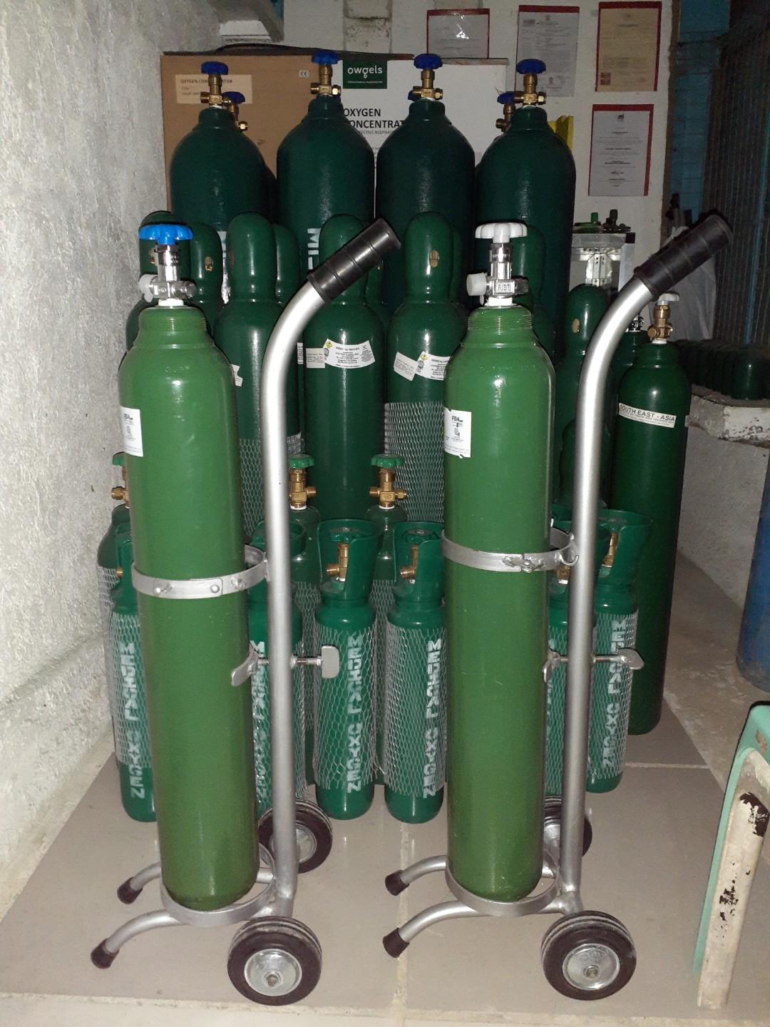 15lbs with trolley carrier medical oxygen tank, Everything Else, Others ...