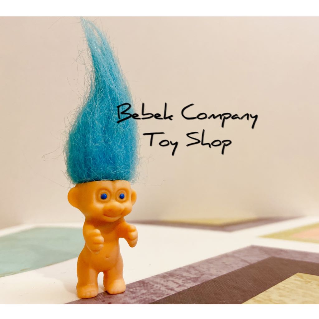 美國 1992年 VTG creata trolls troll doll 幸運小子 醜娃 巨魔娃娃 古董玩具 古董娃娃, 書籍、休閒與玩具 ...