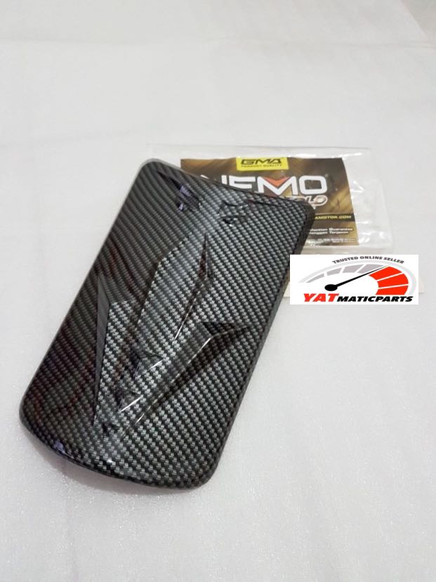 Aerox Carbon cover tank, Motorcycles, Motorcycle Accessories on Carousell