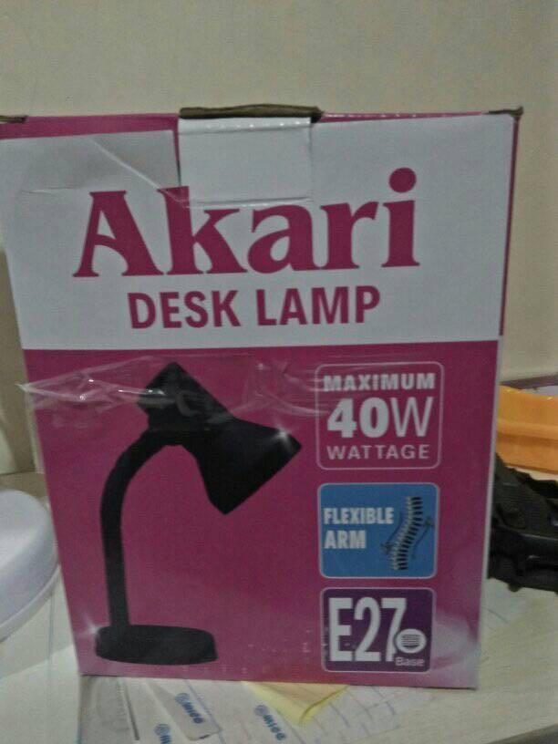 AKARI STUDY LAMP (BLACK), Furniture & Home Living, Office Furniture ...