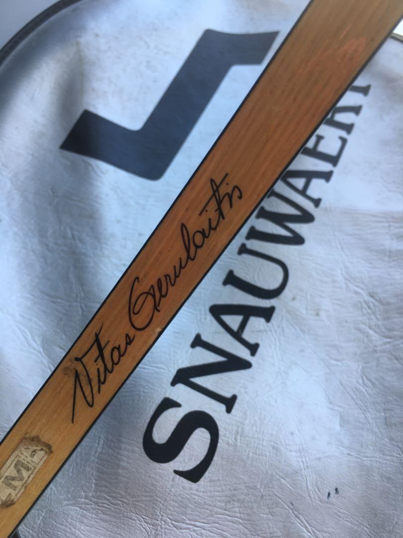 Collectible Snauwaert Vilas Gerulaitis Wooden Tennis Racquet, Sports ...