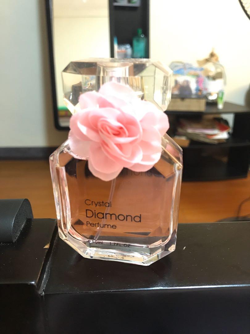 Crystal Diamond Perfume with FREEBIES, Beauty & Personal Care ...